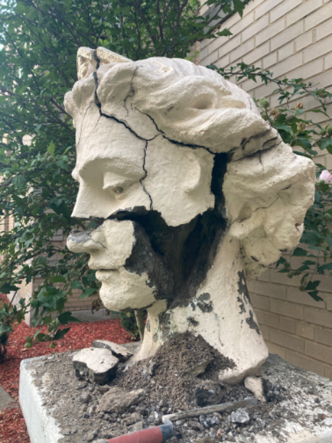 Concrete Statue Restoration | Cleveland Building Restoration