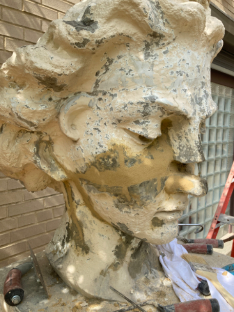 Concrete Statue Restoration | Cleveland Building Restoration