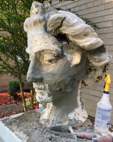 Concrete Statue Restoration | Cleveland Building Restoration