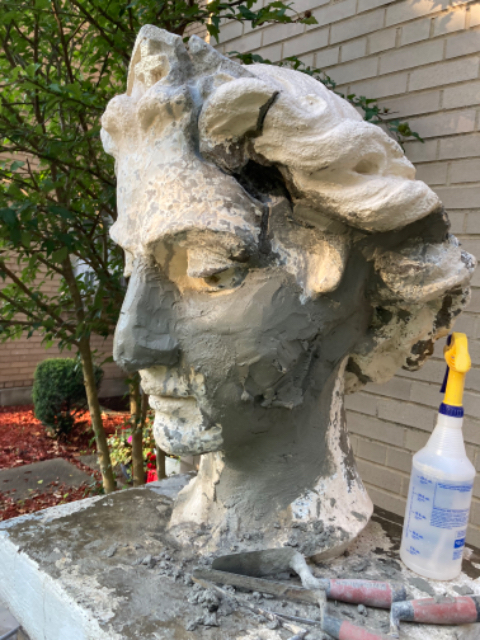 Concrete Statue Restoration | Cleveland Building Restoration