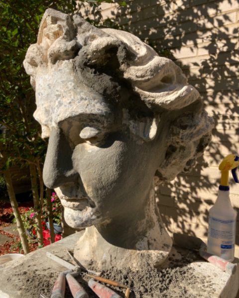 Concrete Statue Restoration | Cleveland Building Restoration